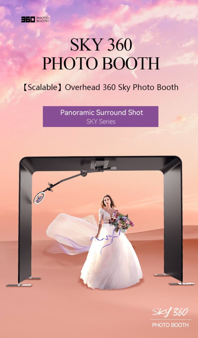 Overhead 360 Photo Booth for Events | ChackTok Sky Booth